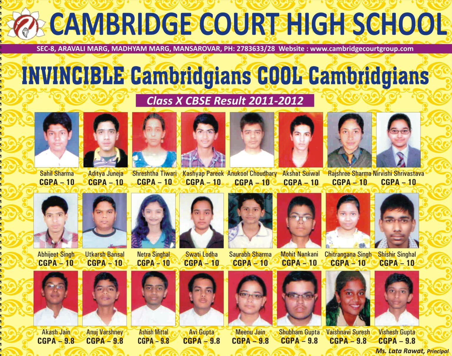 Achievements – Cambridge Court High School